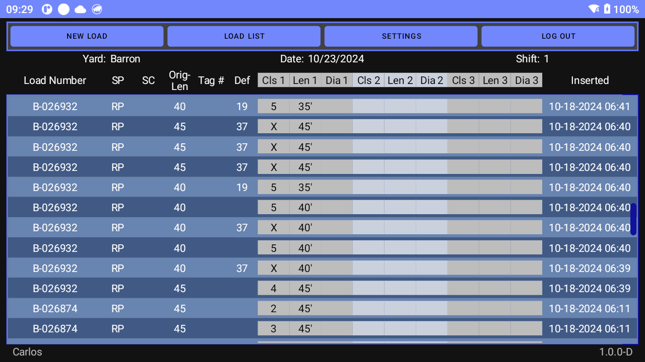 Pole Classification - Voice Directed Tally Systems Inc.